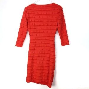 Max Studio | Dresses | Red Tiered Bandage Dress By Max Studio | Poshmark
